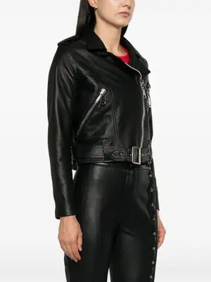 MITILIANE COUTURE Leather Biker Jacket