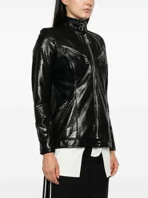MITILIANE COUTURE Lizard Skin-effect Leather Jacket