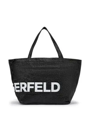 Karl Lagerfeld Logo-print Tote Bag - Black