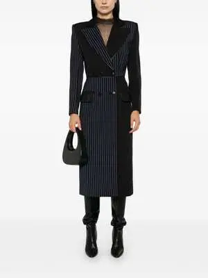 MITILIANE COUTURE Panelled Double-breasted Coat