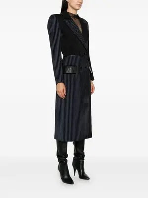 MITILIANE COUTURE Panelled Double-breasted Coat