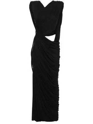 MITILIANE COUTURE Draped-detail Gown