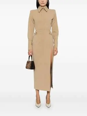 MITILIANE COUTURE Pinstriped Maxi Skirt