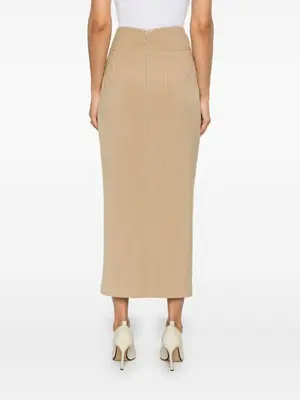 MITILIANE COUTURE Pinstriped Maxi Skirt