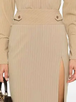 MITILIANE COUTURE Pinstriped Maxi Skirt