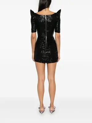 MITILIANE COUTURE Sequinned Mini Dress - Black