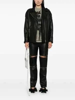 MITILIANE COUTURE Leather Biker Jacket