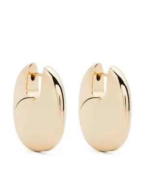 Tom Wood Large Pebble Hoop Earrings - Gold