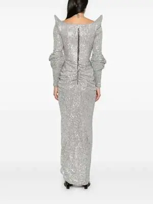 MITILIANE COUTURE Sequinned Gown - Grey