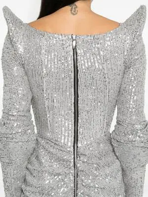 MITILIANE COUTURE Sequinned Gown - Grey