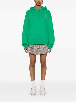Lacoste Crocodile-patch Hoodie - Green