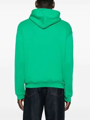 Lacoste Crocodile-patch Hoodie - Green
