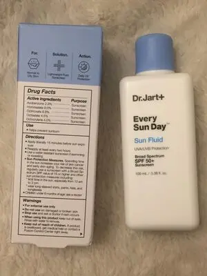 DR. JART+ Every Sun Day Sun Fluid Sunscreen Spf 50+ For Face