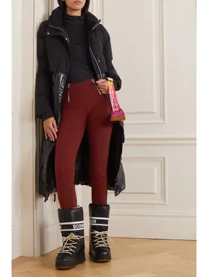 JETSET Brazil Slim-leg Ski Pants - Burgundy