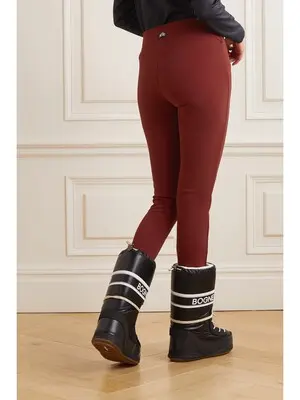 JETSET Brazil Slim-leg Ski Pants - Burgundy