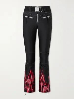 JETSET Tiby Printed Ski Pants - Black