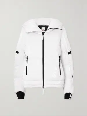 JETSET Joanna Hooded Quilted Ski Jacket - White