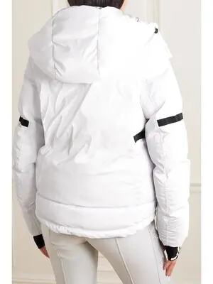 JETSET Joanna Hooded Quilted Ski Jacket - White