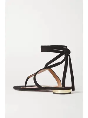 AQUAZZURA June Suede Sandals