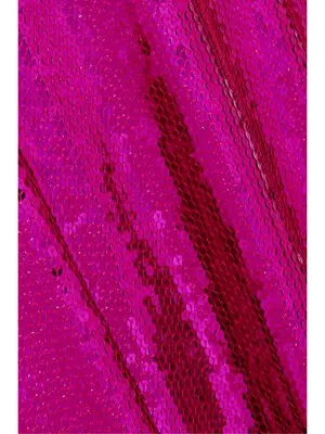 RASARIO Asymmetric Open-back Sequined Midi Dress