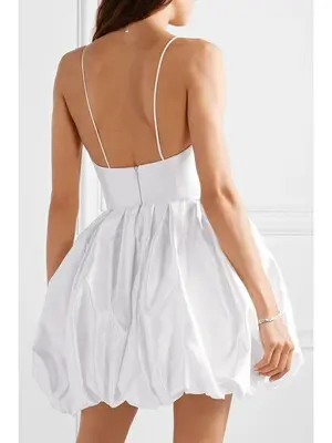 RASARIO Silk-satin Mini Dress