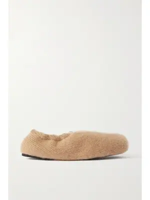 Khaite Logan Cashmere Ballet Flats