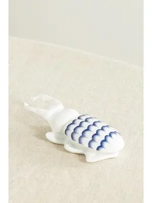 GINORI 1735 Cicada Jaspé Porcelain Table Ornament