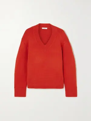Vince Wool-blend V-neck Sweater