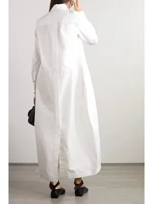 JIL SANDER Cotton-poplin Maxi Shirt Dress