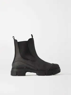 GANNI Net Sustain Rubber Chelsea Boots