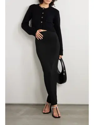 Wardrobe.NYC Stretch-knit Maxi Skirt