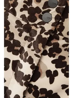 Fendi Printed Velvet Bootcut Ski Pants
