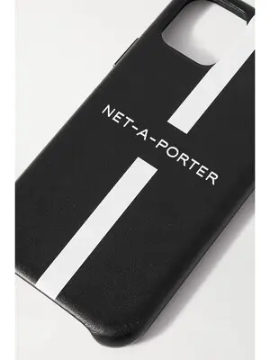 Net-a-porter The Daily Edited Printed Leather Iphone 11 Case