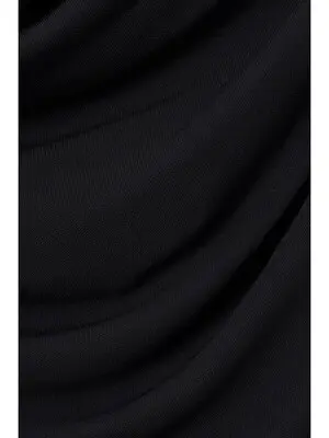 INTERIOR The Carla Draped Jersey Top