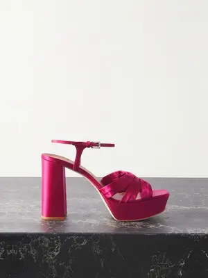 REFORMATION Monetta Platform Sandals