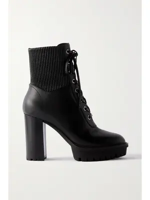 GIANVITO ROSSI Martis 70 Leather Ankle Boots