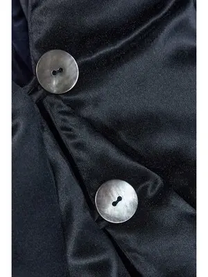 INTERIOR The Mira Quilted Silk-satin Down Jacket