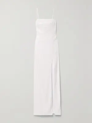 RASARIO Sequin-embellished Tulle Gown - White