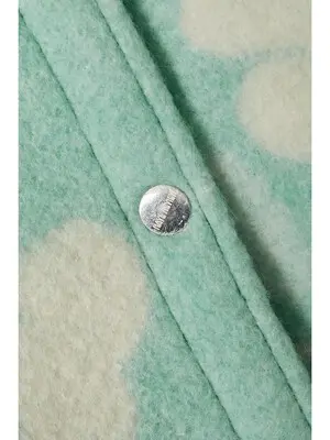 RAVE REVIEW Net Sustain Oversized Patchwork Felt Jacket