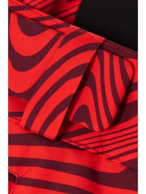 Aztech Mountain Ed Curtis Printed Ski Pants - Red
