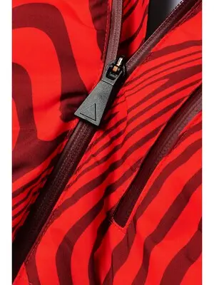 Aztech Mountain Minnie Nuke Hooded Printed Quilted Down Ski Jacket