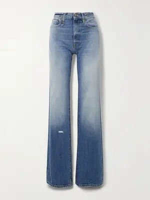R13 Jane High-rise Wide-leg Jeans