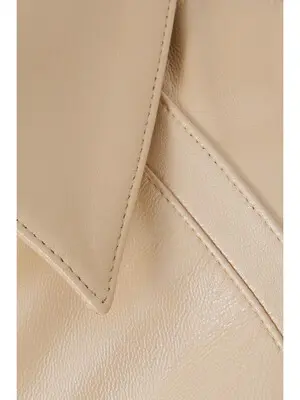 Akris Gina Iridescent Leather Jacket