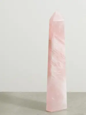 JIA JIA HOME Rose Quartz Obelisk - Pink
