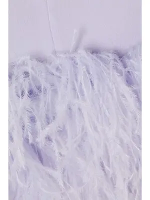 16Arlington Poppy Feather-trimmed Camisole