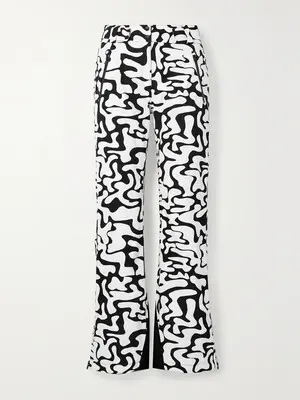 Aztech Mountain Ed Curtis Team Aztech Printed Padded Ski Pants - White