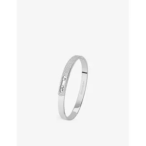 Messika Move Noa Pavé-Diamond Bangle White Gold