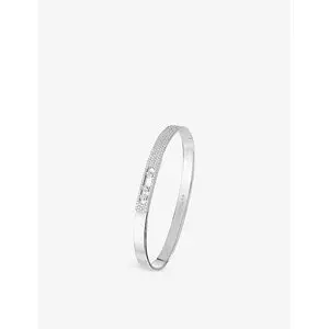 Messika Move Noa Pavé-diamond Bangle - White Gold