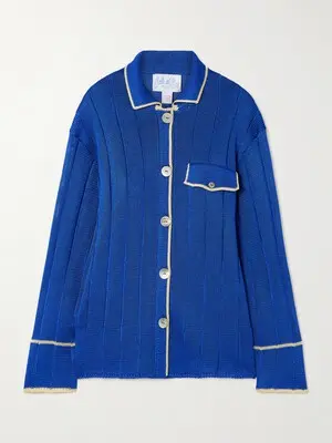Calle Del Mar Ribbed-knit Shirt