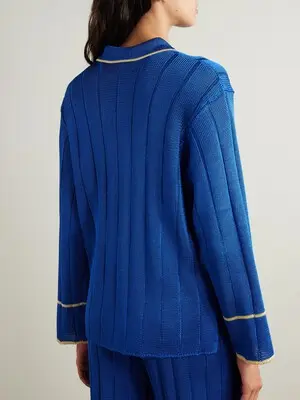 Calle Del Mar Ribbed-knit Shirt